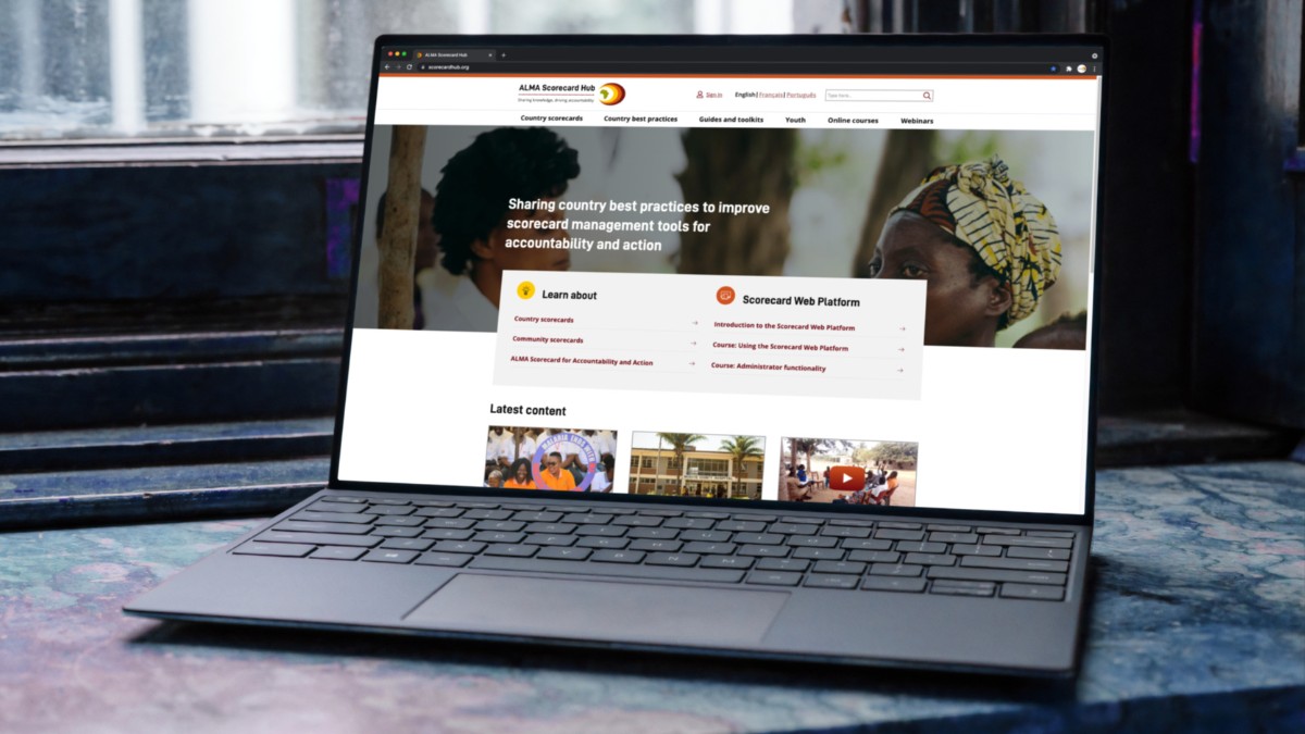 Webinar on the new ALMA Scorecard Hub - African Leaders Malaria Alliance