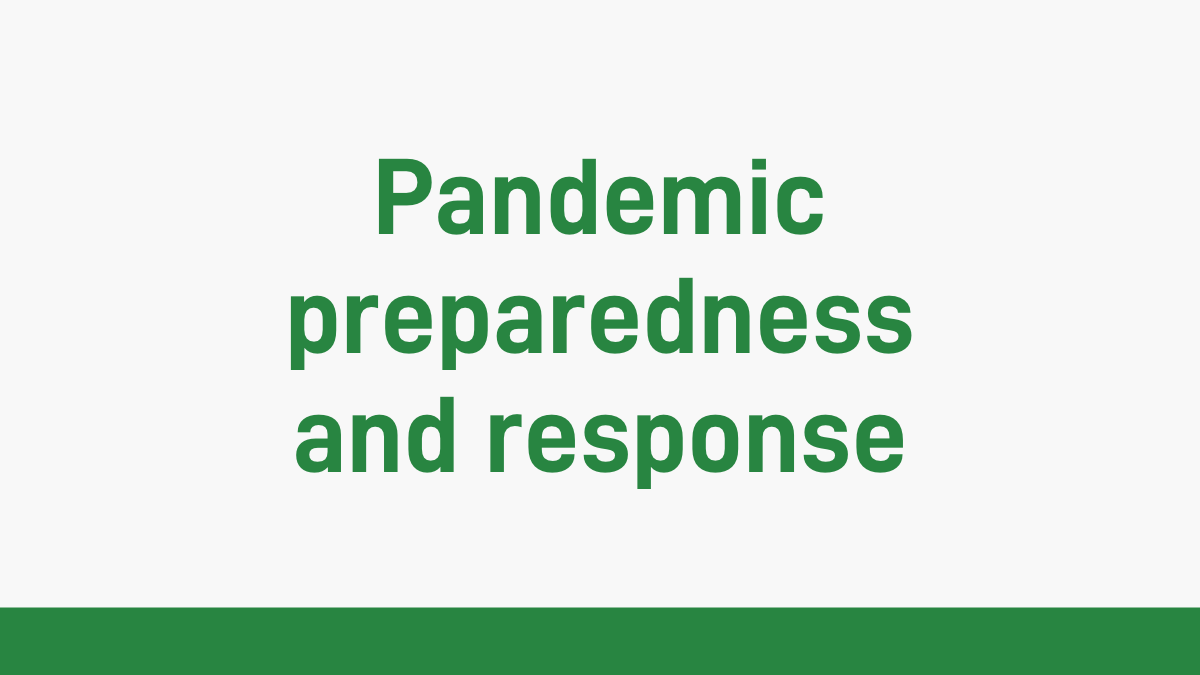 Malaria as a pathfinder for pandemic preparedness and response - African Leaders Malaria Alliance
