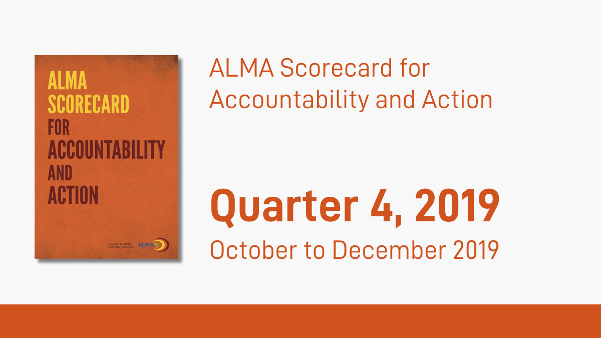 Quarter 4, 2019: ALMA scorecard, Africa summary report and country ...