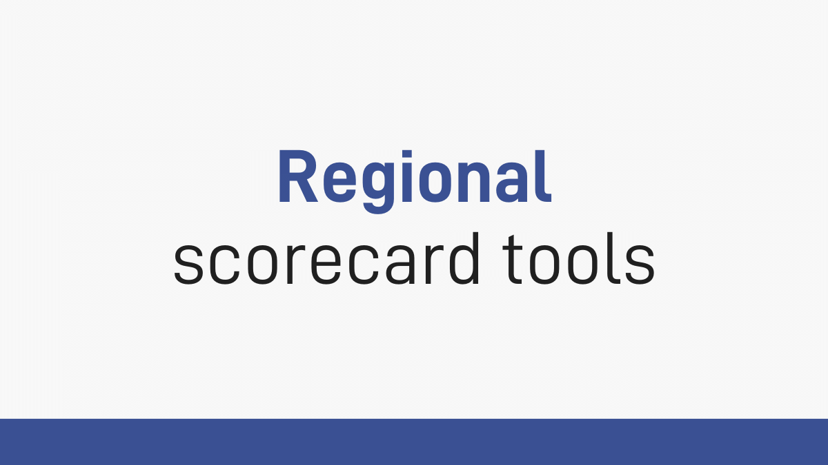Regional scorecard tools - African Leaders Malaria Alliance